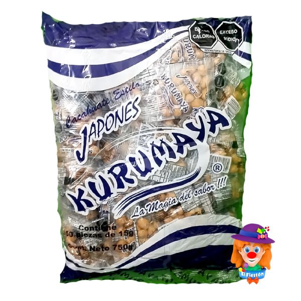 CACAHUATE Kurumaya/Hiromy/Ney 15 Grs. 50 Pzs. – Dulcerías el Fiestón