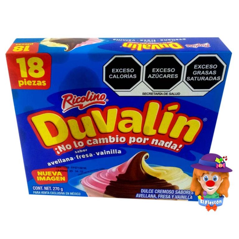 DUVALIN TRISABOR 18 Pzs. Ricolino – Dulcerías el Fiestón