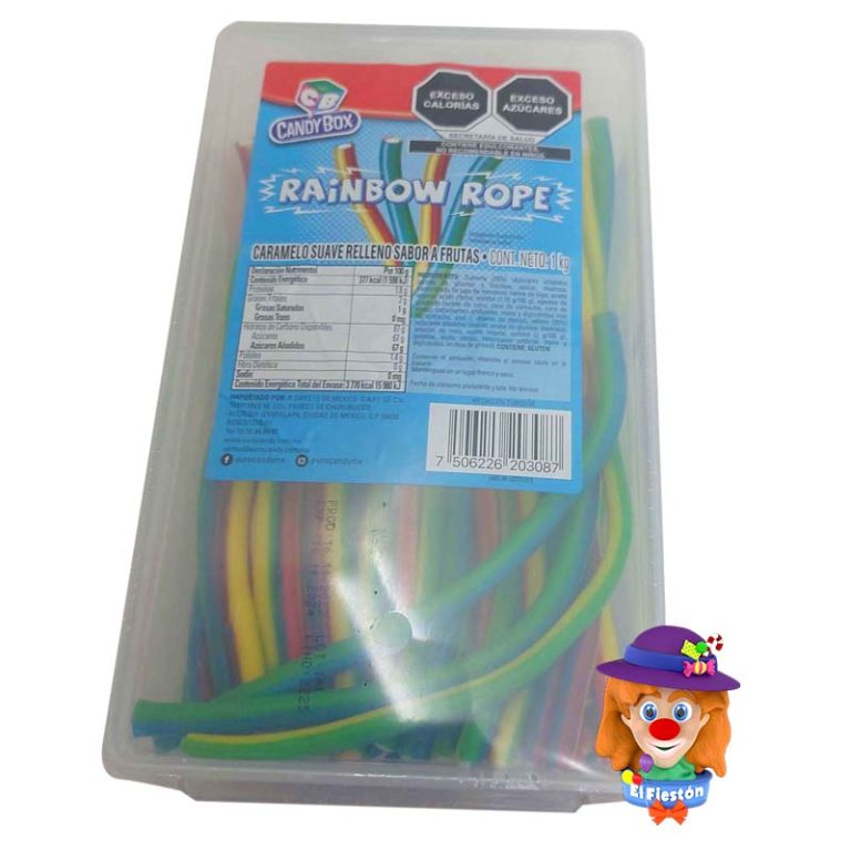 ROPE RAINBOW 1 Kg. Candy Box – Dulcerías el Fiestón