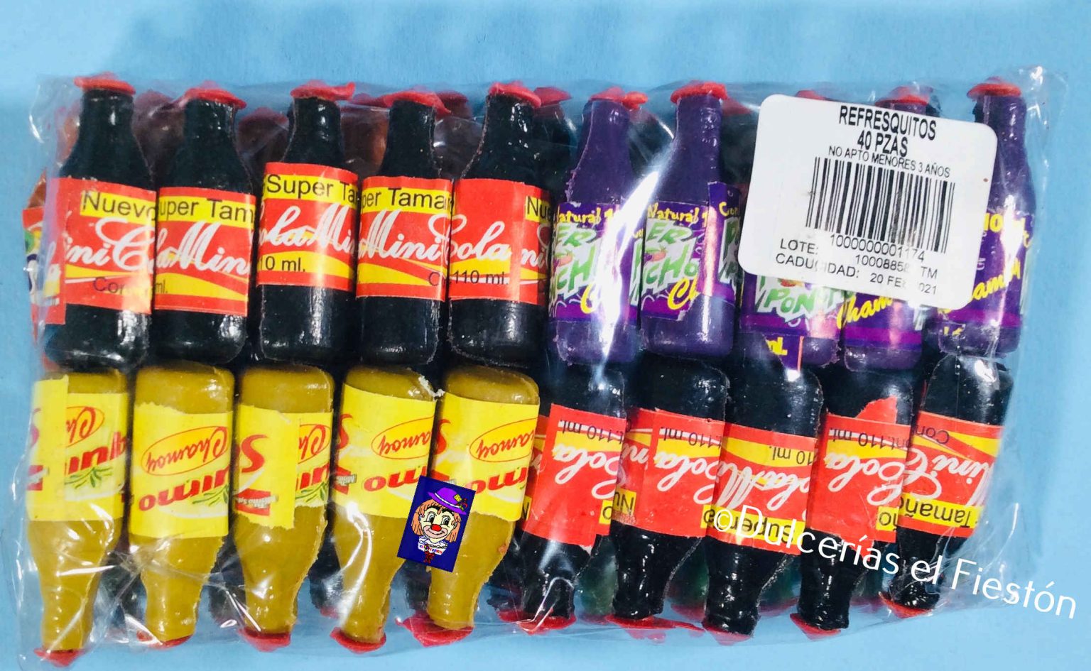 REFRESQUITOS 40 Pzs. Sin marca – Dulcerías el Fiestón