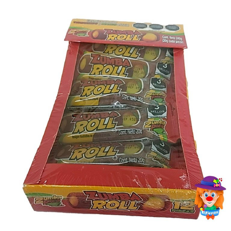 ROLL ZUMBA MANGO 12 Pzs. Zumba Pica – Dulcerías el Fiestón