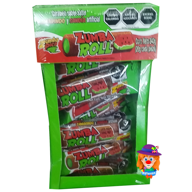ROLL ZUMBA SANDIA 12 Pzs. Zumba Pica – Dulcerías el Fiestón